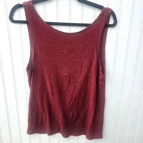 Zyia Active | Tops | Zyia Active Red Tank Top W Knot In Back Womens ...